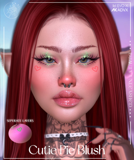 Second Life Marketplace {b U} Cutie Pie Blush Evo X